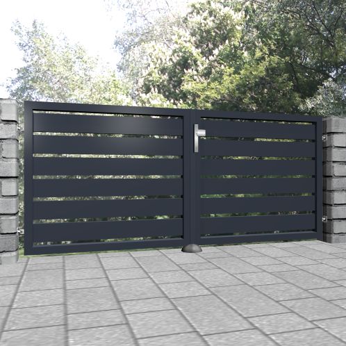 Aluminium tuinpoorten op maat online kopen | metaalbouw-shop.nl