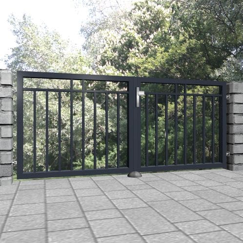 Aluminium tuinpoorten op maat online kopen | metaalbouw-shop.nl